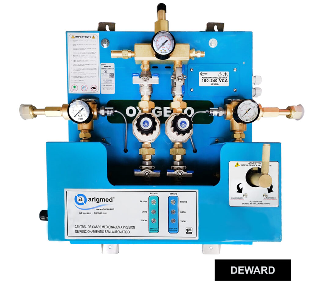 Deward type Semiautomatic Medical Gas Manifold – arigmed