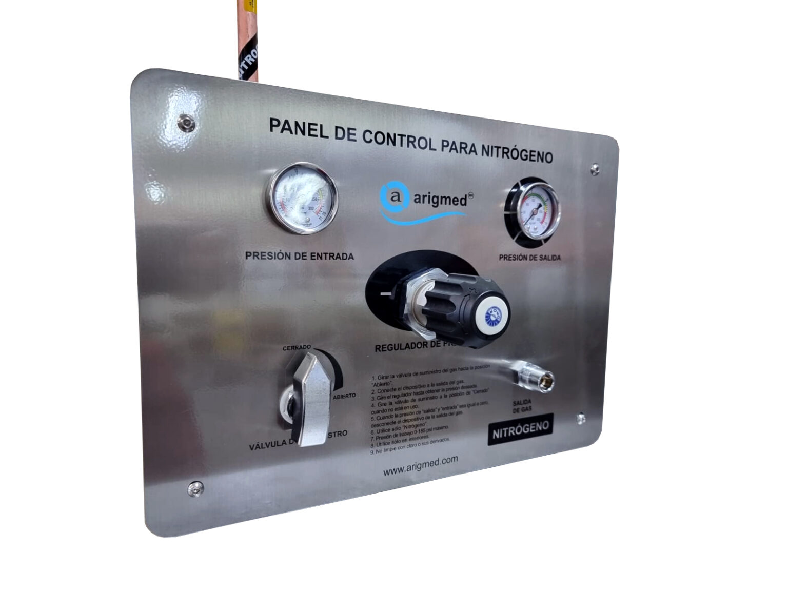 Panel de Control para Nitrógeno – arigmed